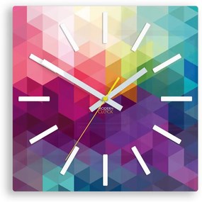 Nástěnné hodiny Expressio barevné