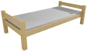 Vomaks Postel jednolůžko 8X8 01A Rozměr: 90 x 180 cm, Barva: surové dřevo