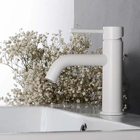 Rea Lungo, nízká umyvadlová baterie, bílá, REA-B4401