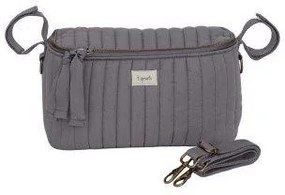 3 SPROUTS Organizér na kočárek prošívaný 3 Sprouts Solid Charcoal Grey