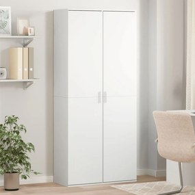 Skříň highboard bílá 80 x 35 x 180 cm kompozitní dřevo 3276651