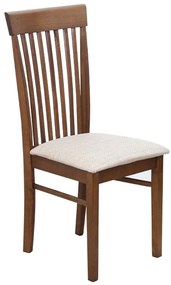 Židle, ořech / světlehnědá látka, Tempo Kondela ASTRO NEW