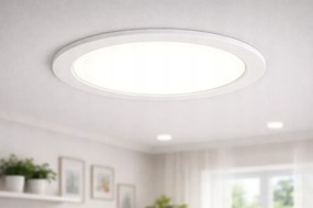 LED zapuštění 24W kulaté stropní svítidlo 4000K 2640lm - neutrální bílá