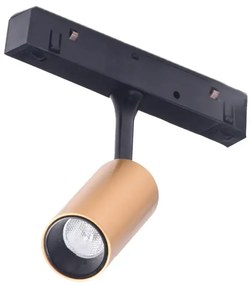 LED svítidlo do lišty Alfa Nikki Track Magnetic 3W 3000K zlaté/Bk