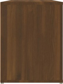 vidaXL Botník 100 x 35 x 45 cm kompozitní dřevo [816911] Barva: hnědý dub