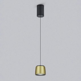 Helestra Ove LED závěsné světlo Ø9,5cm zlatá-černá