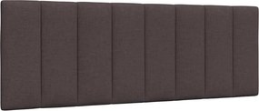 Rám postele bez matrace Hanko tmavě hnědý 140 x 190 cm textil 3310387