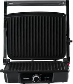 Orava Grillchef černá / Elektrický kontaktní gril / 1800-2100W / 6 pro