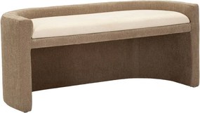 Hnědá/béžová lavice Nordic Style – Mauro Ferretti