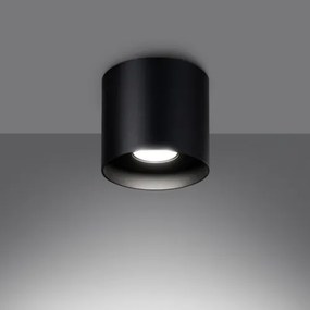 Stropní svítidlo SOLLUX MIKA černé GU10 1x10W bez žárovky SL.1281