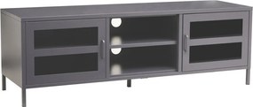 Šedý ocelový TV stolek 150x50x45 cm Acier – Premier Housewares