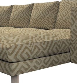 Potah na pohovku IKEA Norsborg 4-místná se šezlongem barva béžová látka pletený vzor, vzorované