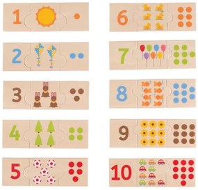 Bigjigs Toys Edukativní puzzle počítání