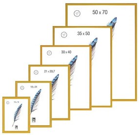 Rám na obraz Virius 2 18X24 cm žlutý