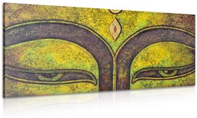 Obraz oči Budhu malované akrylovou barvou Varianta: 100x50