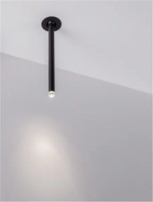 LED černé moderní stropní svítidlo Stilvi