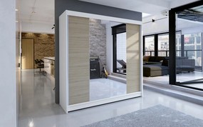 ADRK Furniture Posuvná skříň s zrcadlem BALANCE 180 ADRK-SW-BAL-WS-180