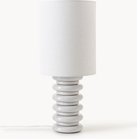 Velká stolní lampa's dřevěnou podstavou Nicolas