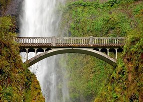 Fototapeta na míru Most Přes Multonomah Falls | Vliesová fototapeta na zed' | DFTNXXL0476