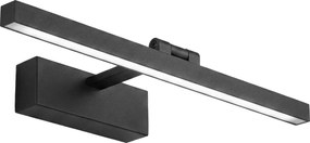 Toolight Rea, Koupelnové nástěnné LED svítidlo APP1866-1W 40 cm Black, OSW-66022