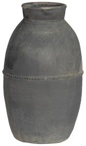 OnaDnes -20% Hoorns Šedá keramická váza Panop 51 cm