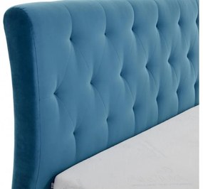 Moderní čalouněná postel BOGOTA 160x200 cm Ficelle 4