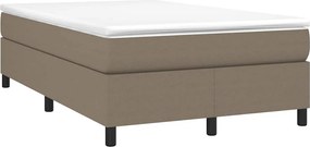 Rám postele s boxspringem taupe 120 x 200 cm textil 3120850
