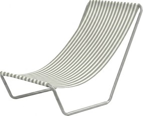 Skládací plážové lehátko SAND STRIPES, zelené