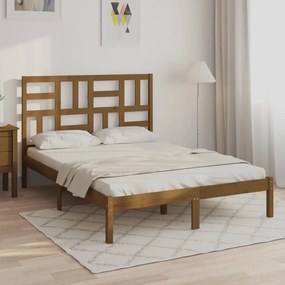 vidaXL Rám postele masivní dřevo 120 x 200 cm [3105947] Barva: medová hnědá