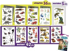 TYTOO Cool Kids' Collection / Třpytivé tetování / Motivy pro kluky / o