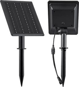 Exteriérové ​​solární zapichovací svítidlo Rings, 2x LED 1,5w, černá