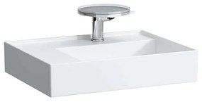 Laufen Kartell - Umyvadlo 60x46 cm, s 1 otvorem pro baterii, SaphirKeramik, s LCC, bílá H8103354001111