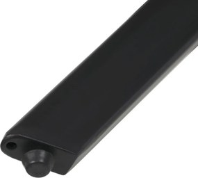 Kulatý jídelní stůl 100x100cm HT-R5010 GREY, lamino, šedý dub