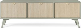 PSK Televizní skříňka NATURAL, Eukalyptus/Scandi 158 cm