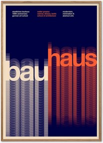 Zarámovaný digitální tisk Bauhaus Art