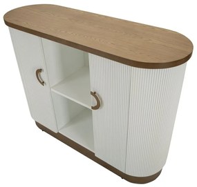 Designová komoda Tahigwa 121 cm bílá
