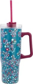 STOR Termohrnek Mickey / Termohrnek / Nerezová ocel / 940 ml / S brčke
