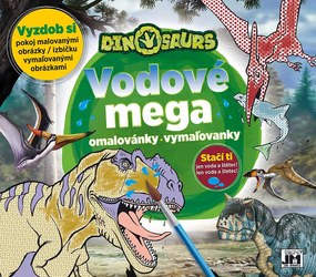 JIRI MODELS Mega omalovánky vodové Dinosauři 6