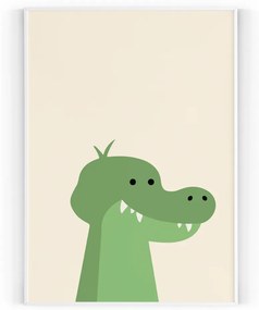 Plakát / Obraz Dinosaurus Pololesklý saténový papír 210 g/m² A4 - 21 x 29,7 cm