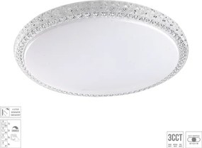 Prezent 71339 - LED Stm. stropní svítidlo AMBIA LED/30W/230V pr. 39,5 cm čirá