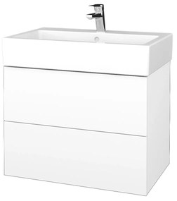 Dřevojas Koupelnová skříňka VARIANTE SZZ2 70 Varianta: M01 Bílá mat / M01 Bílá mat