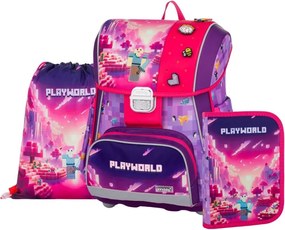 Oxybag Školní set 3 ks PREMIUM - Playworld Girl