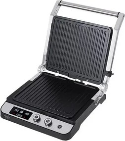 Adler AD 3059 stříbrná / Elektrický gril 2v1 / 3000 W / 1508 cm2