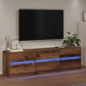 TV jednotky 180 x 34 x 50 cm Staré dřevo Kompozitní dřevo 3385628