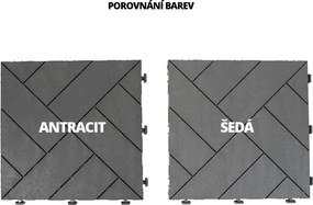Multy home Gumová dlaždice ARISTA 30 x 30 cm, antracit MHEU5100540, 1 ks 4016.91.00