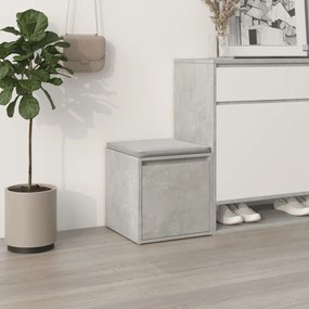 Úložný box se zásuvkou betonově šedý 40,5 x 40 x 40 cm kompozit - Default Title
