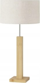 Stolní lampa Benito s bambusovou základnou, 57 cm
