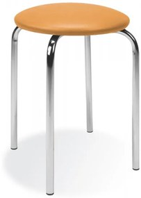 ImportWorld Kovová stolička Simeón (Barva: Tmavě hnědá)