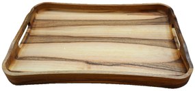 Dřevěný servírovací podnos P1