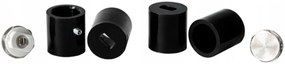 Regnis Retro, topné těleso 300x1840mm se středovým připojením 50mm, 652W, černá matná, RETRO184/30/D5/BLACK